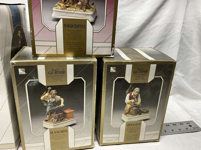 (5) Melody in Motion, hand-painted porcelain - Legacy Auction Company