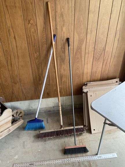 3- brooms - Legacy Auction Company