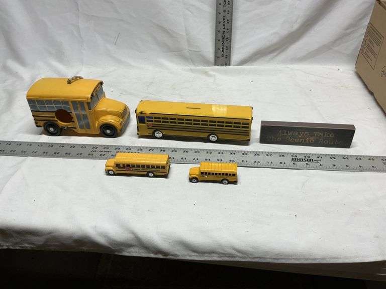 School bus bank/birdhouse etc. - Legacy Auction Company
