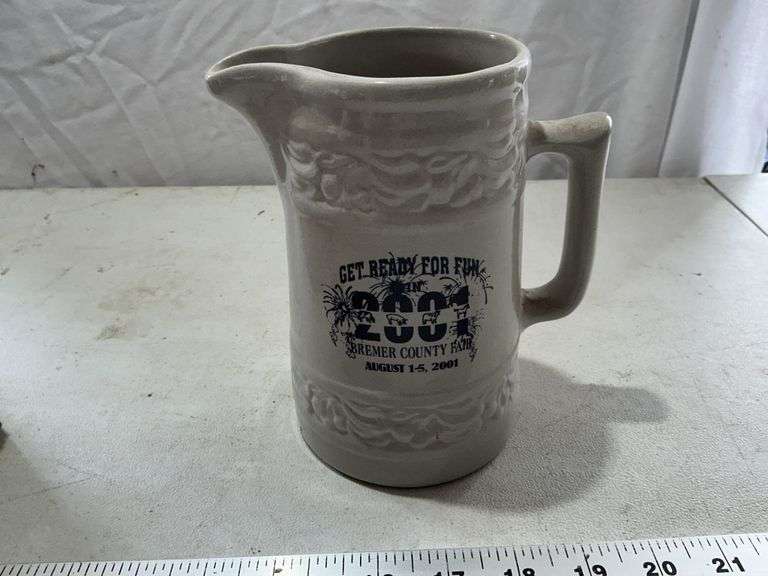 Red Wing pitcher 2001 Bremer County Fair - Legacy Auction Company