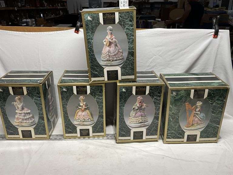 (5) Melody in motion, hand-painted porcelain - Legacy Auction Company