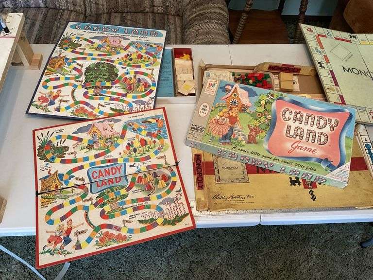 Vintage Monopoly, Candy land and sorry games - Legacy Auction Company