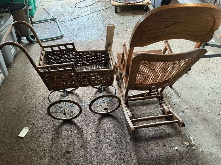 High chair/rocker & buggy - Legacy Auction Company