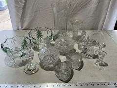 Clear glass items - Legacy Auction Company