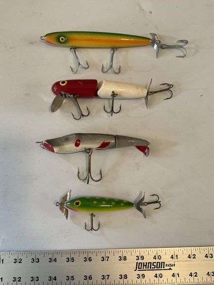 4- Muskie fishing lures - Legacy Auction Company