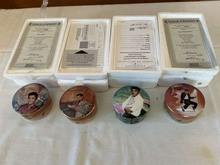 Elvis music boxes - Legacy Auction Company