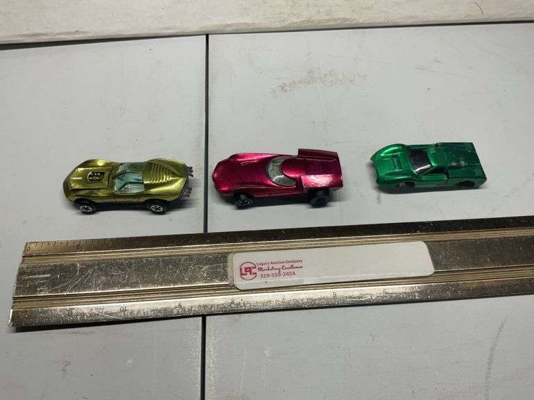 3- Hot Wheels red line cars - Legacy Auction Company