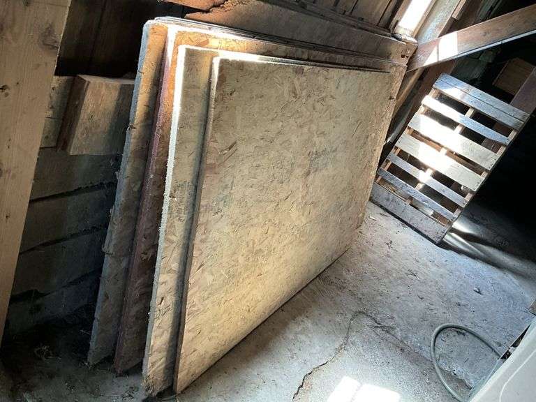(3) full sheets of 3/4 OSB and partials - Legacy Auction Company