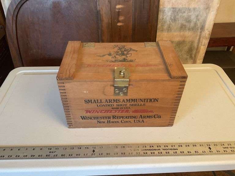 Winchester Western Super X wooden box. - Legacy Auction Company