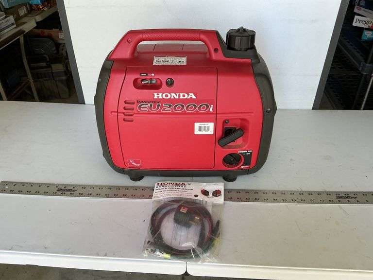 Honda EU 2000 generator, with cord-almost new - Legacy Auction Company