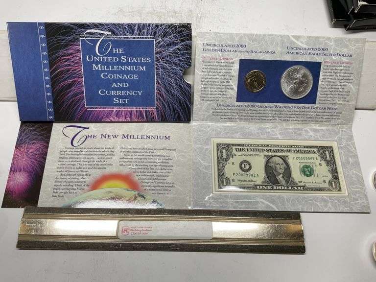 2000 United States millennium coin and currency - Legacy Auction Company