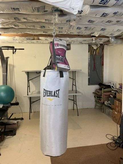 Everlast women's boxing gloves and boxing bag - Legacy Auction Company