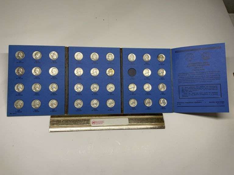 Washington Quarter book starting 1946 with coins - Legacy Auction Company