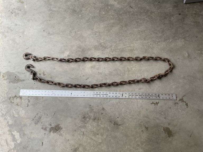 Approximately 9’ long. 3/8" log chain. - Legacy Auction Company