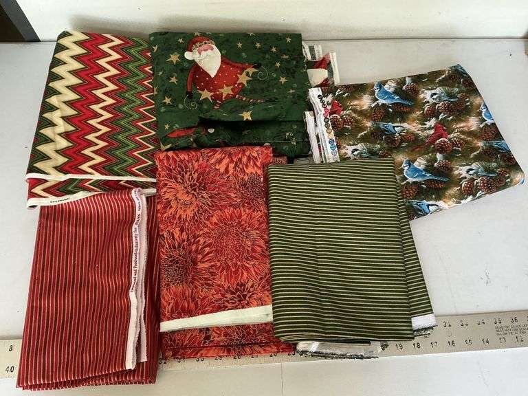 Approx. 15 yds total assorted fabric - Legacy Auction Company