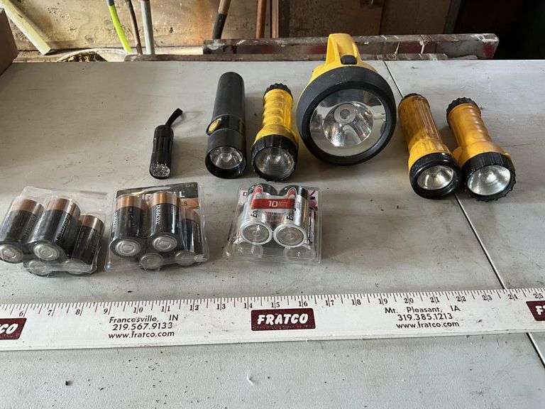 Flashlights and batteries - Legacy Auction Company