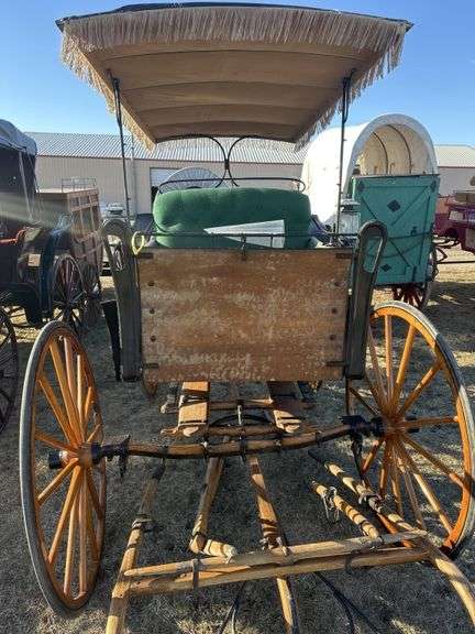 Buggy with Lamps, Pole & Shafts, 2 Seat - Waverly Sales Company