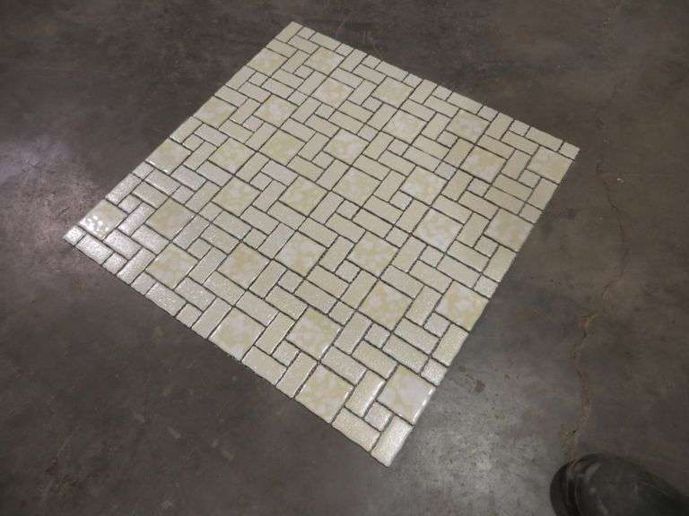 Random Block Mosaic Tile 2 1/4" - Lambrecht Auction, Inc.