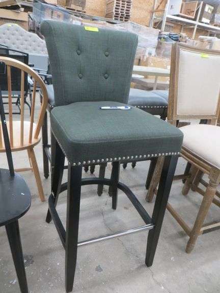 Upholstered Bar/Counter Stool - Lambrecht Auction, Inc.