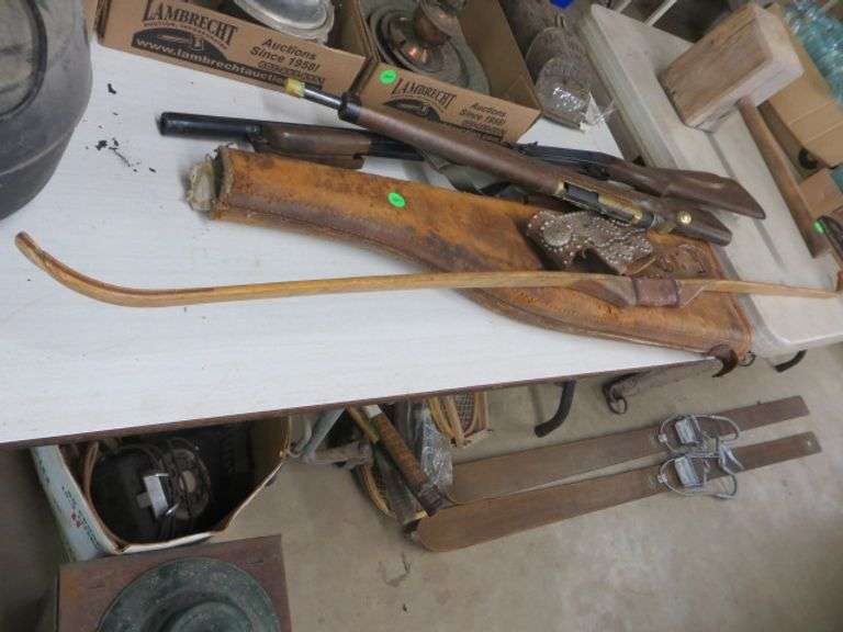 Daisy Cork Gun, Toy Rifle, Long Bow, Gun Case - Lambrecht Auction, Inc.