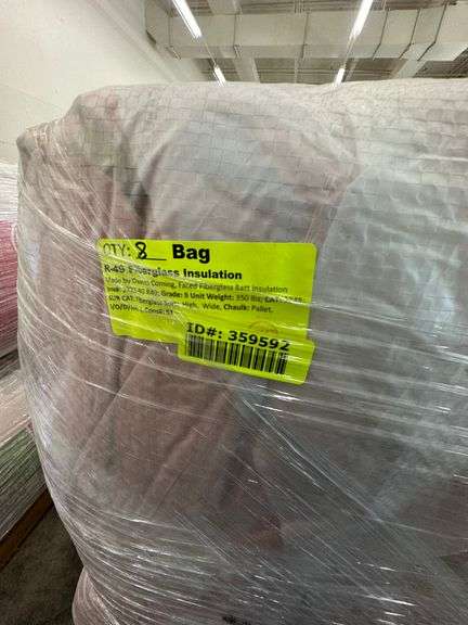 R-49 Fiberglass Insulation - Lambrecht Auction, Inc.