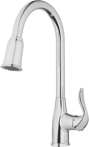 Chrome Kitchen Faucet - Lambrecht Auction, Inc.