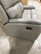 Abbyson Jackson Top Grain Leather Reclining Loveseat - Lambrecht ...