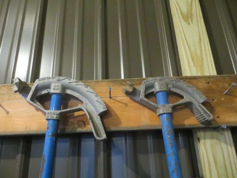 1/2" & 3/4" Conduit Benders - Lambrecht Auction, Inc.