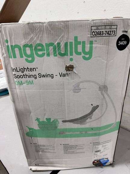 Ingenuity InLighten Soothing Swing - Lambrecht Auction, Inc.
