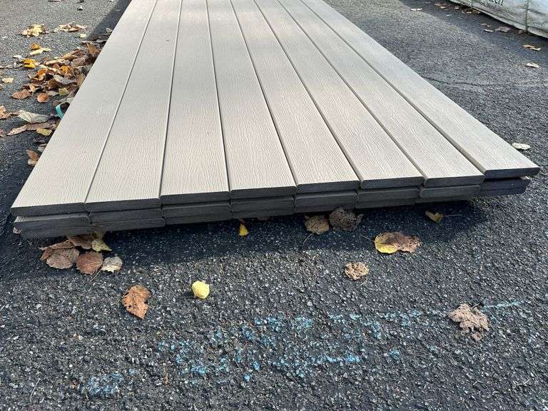 Pebble Composite Decking 1"x6"x16' - Lambrecht Auction, Inc.