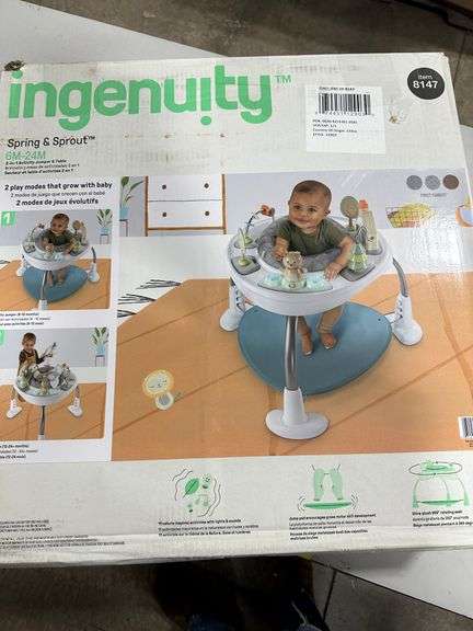 Ingenuity Spring & Sprout 2-in-1 Baby Activity Center - Lambrecht ...