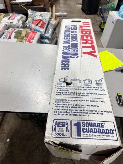 GAF Liberty 3 ft. x 34 ft. (100 sq. ft.) SBS Self-Adhering Cap Sheet ...