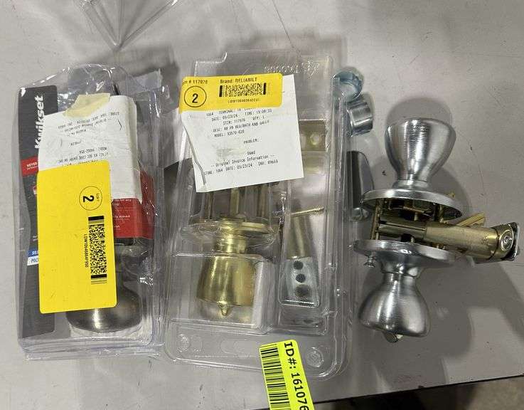 Assorted Door Hardware-Maybe Missing Pieces - Lambrecht Auction, Inc.