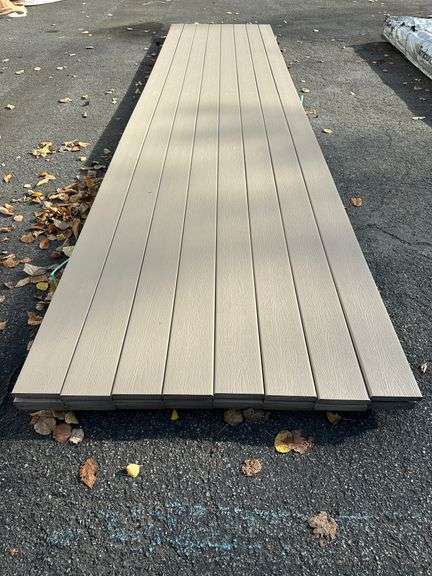 Pebble Composite Decking 1"x6"x16' - Lambrecht Auction, Inc.