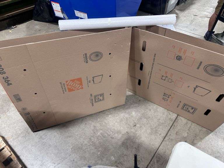 The Home Depot Heavy Duty Large Adjustable TV Box And Picture Moving ...