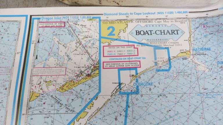 Boat Charts, Topographical Maps - Lambrecht Auction, Inc.