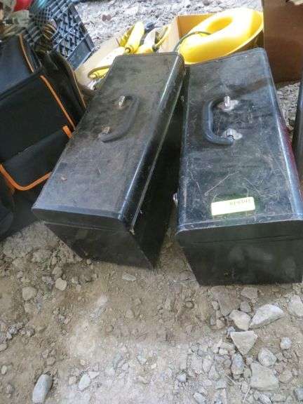 20" Craftsman Metal Tool Boxes w/ Chalk Line & Plumb Bobs - Lambrecht ...