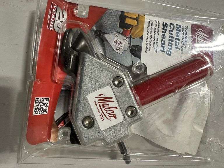 Malco Turbo shear metal cutting Tool Box Cutter Attachment - Lambrecht ...
