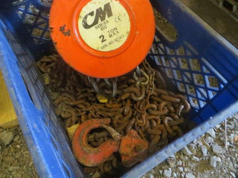 CM 2-Ton Chain Hoist - Lambrecht Auction, Inc.