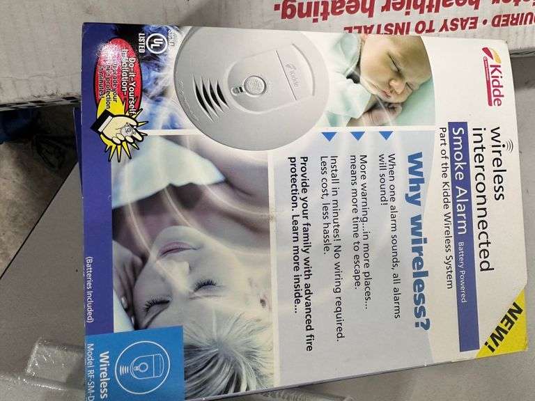 Kidde Battery Powered Wireless Interconnected Smoke Detector ...