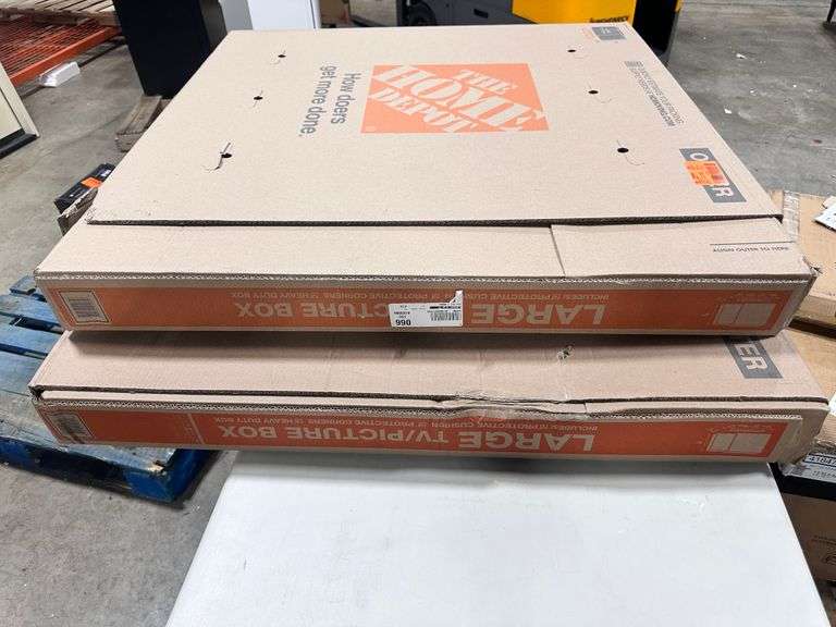 The Home Depot Heavy Duty Large Adjustable TV Box And Picture Moving ...