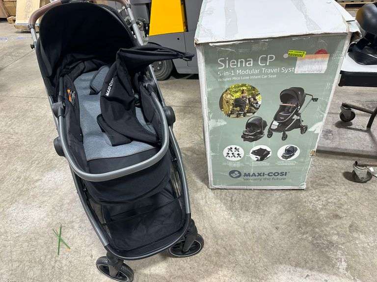 Maxi-Cosi Siena CP 5-in-1 Modular Travel System - Lambrecht Auction, Inc.