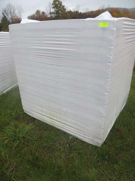 Poly Iso Foam Insulation - 2.5"x4'x4' 19 Layers - Lambrecht Auction, Inc.