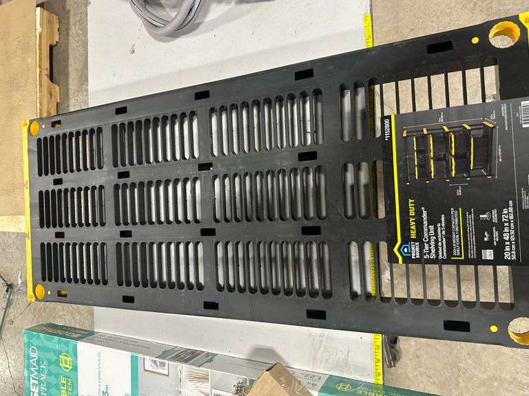 Project Source Commander Plastic Heavy Duty 5-Tier Utility Shelving ...