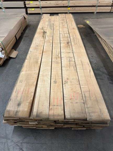 Wormy Soft Maple 1"xRWx12' - Lambrecht Auction, Inc.