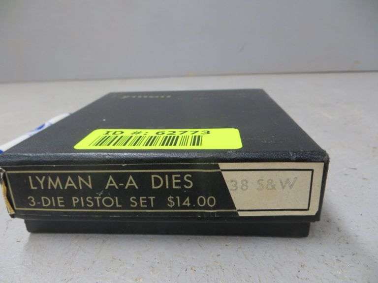 Dies - Lyman .38 S&W - Lambrecht Auction, Inc.
