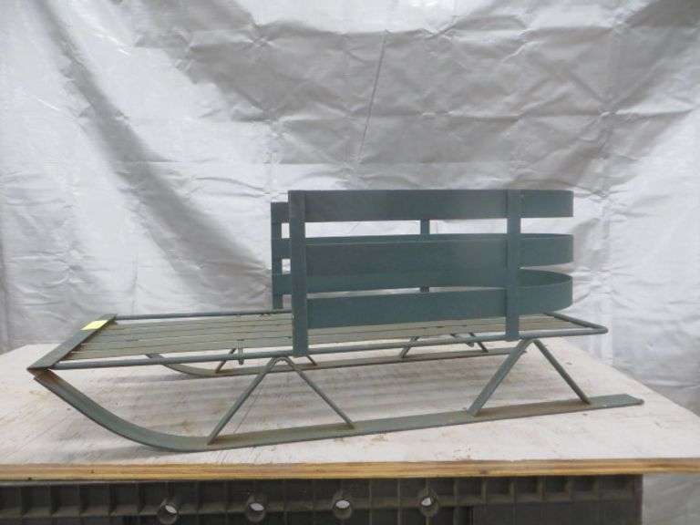 Metal Sled for Small Child - Lambrecht Auction, Inc.