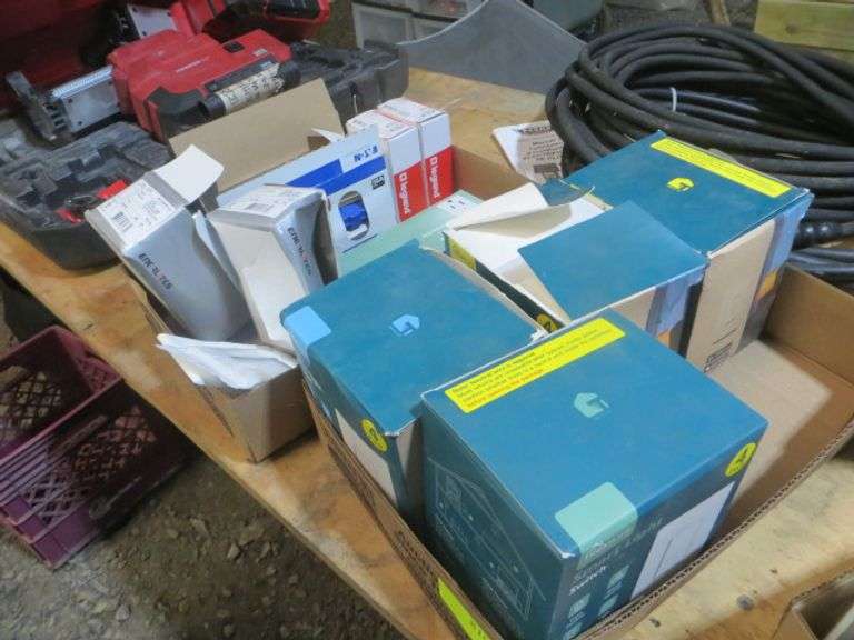 Smart Light Switches & Covers, etc. - 2 Boxes - Lambrecht Auction, Inc.