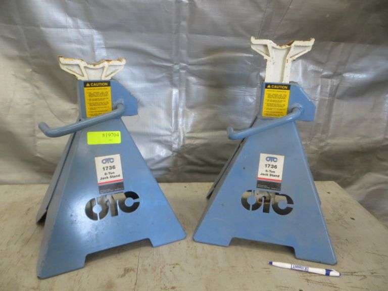 OTC 6-Ton Jack Stands - Lambrecht Auction, Inc.