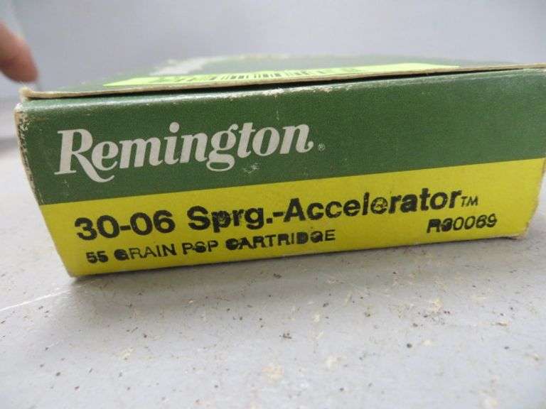 Ammo - Remington .30-06 Accelerator 55gr PSP - 16 rounds - Lambrecht ...